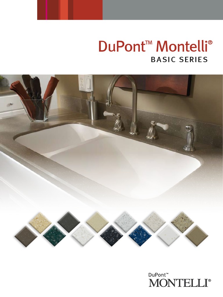 Dupont Montelli Brochure | PDF | Countertop | Materials