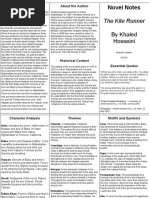 Avery Ellenwood - The Kite Runner One-Pager | PDF