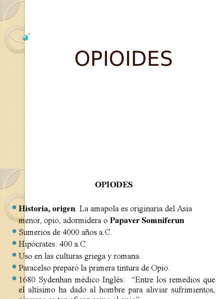 Opioides 2016 | PDF | Opioide | Drogas