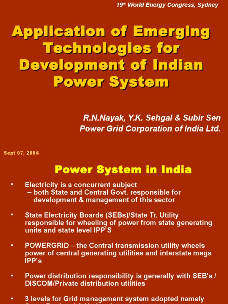 Application of Emerging Technologies | PDF | High Voltage Direct ...