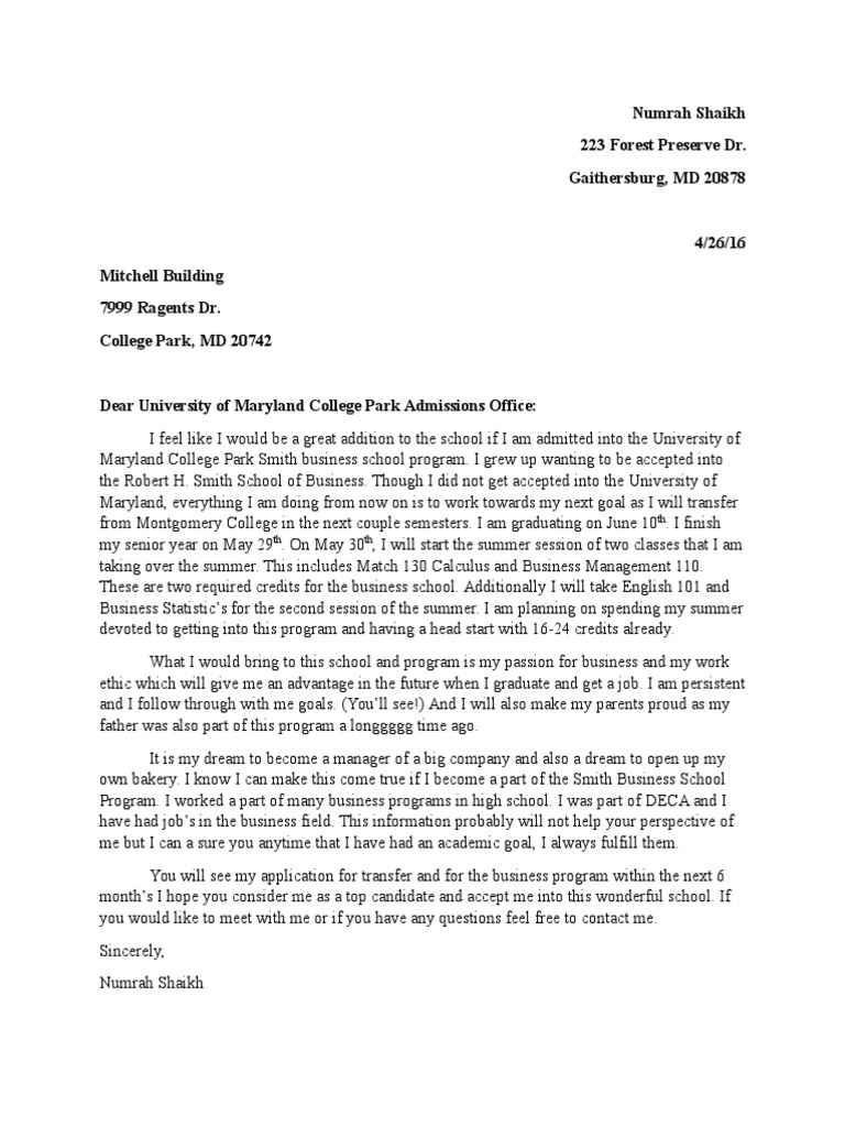 Cover Letter English | PDF | Business