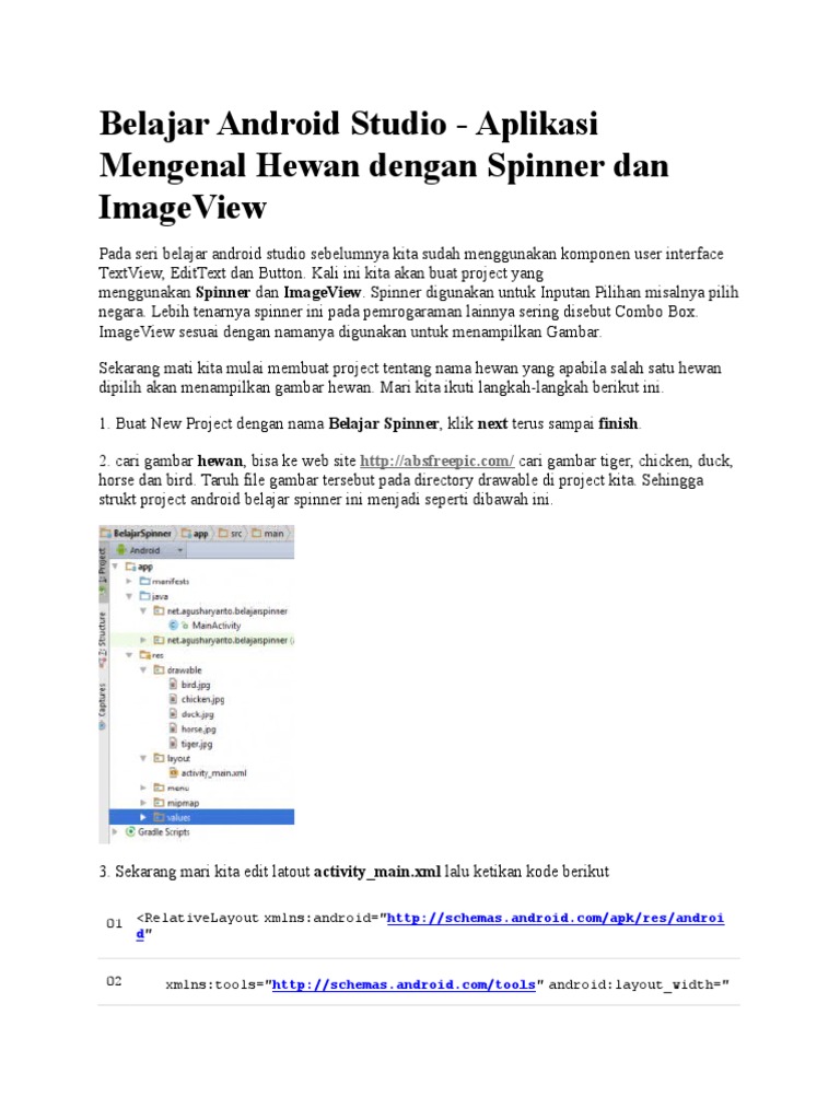 Belajar Android Studio | PDF