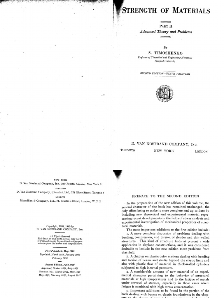 Strength - of - Materials - II - by Timoshenko PDF | PDF