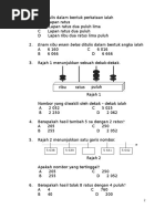 Matematik Exam Tahun 3 | PDF