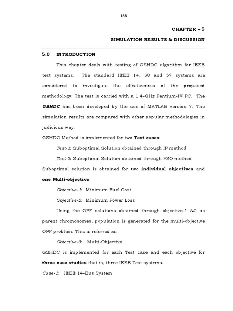Chapter - 5 Simulation Results & Discussion: GSHDC Has Been Developed ...