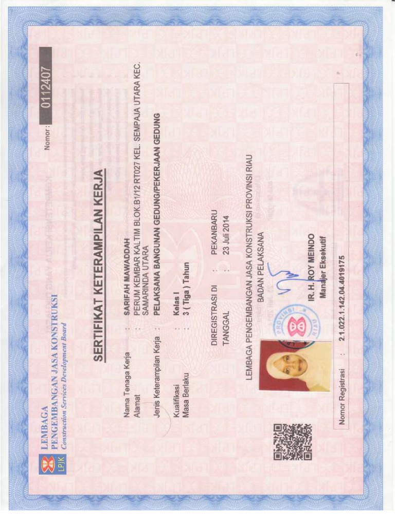 SKT Pelaksana Bangunan Gedung | PDF