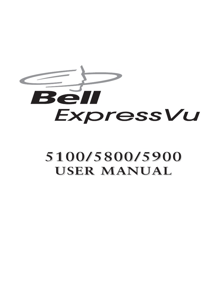 Bell ExpressVu Receiver User Manual | PDF | Digital Video Recorder | Ac ...