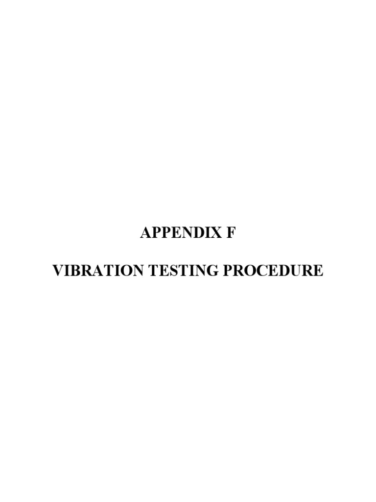 Motor Vibration Testing Procedure | PDF | Mechanical Engineering | Machines