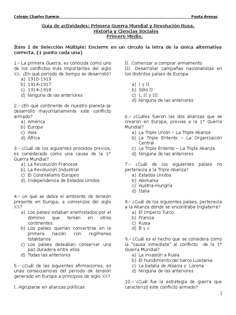 Guías de Actividades Primera Guerra Mundial | Viajes por Europa | Alemania