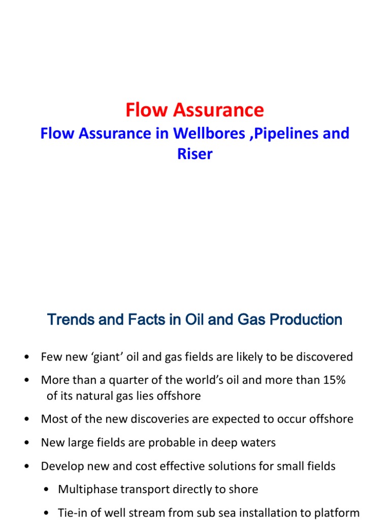 Flow Assurance | PDF | Petroleum | Fluid Dynamics