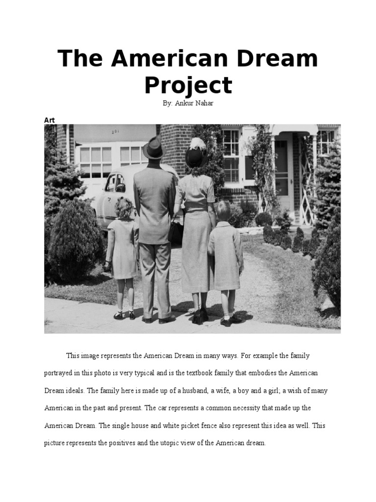 The American Dream Project | American Dream | Utopia