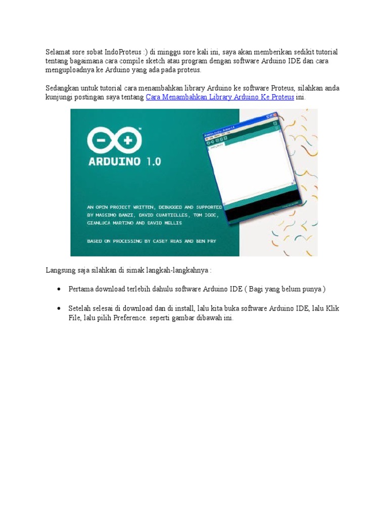 Belajar Pemrograman Dasar Arduino | PDF