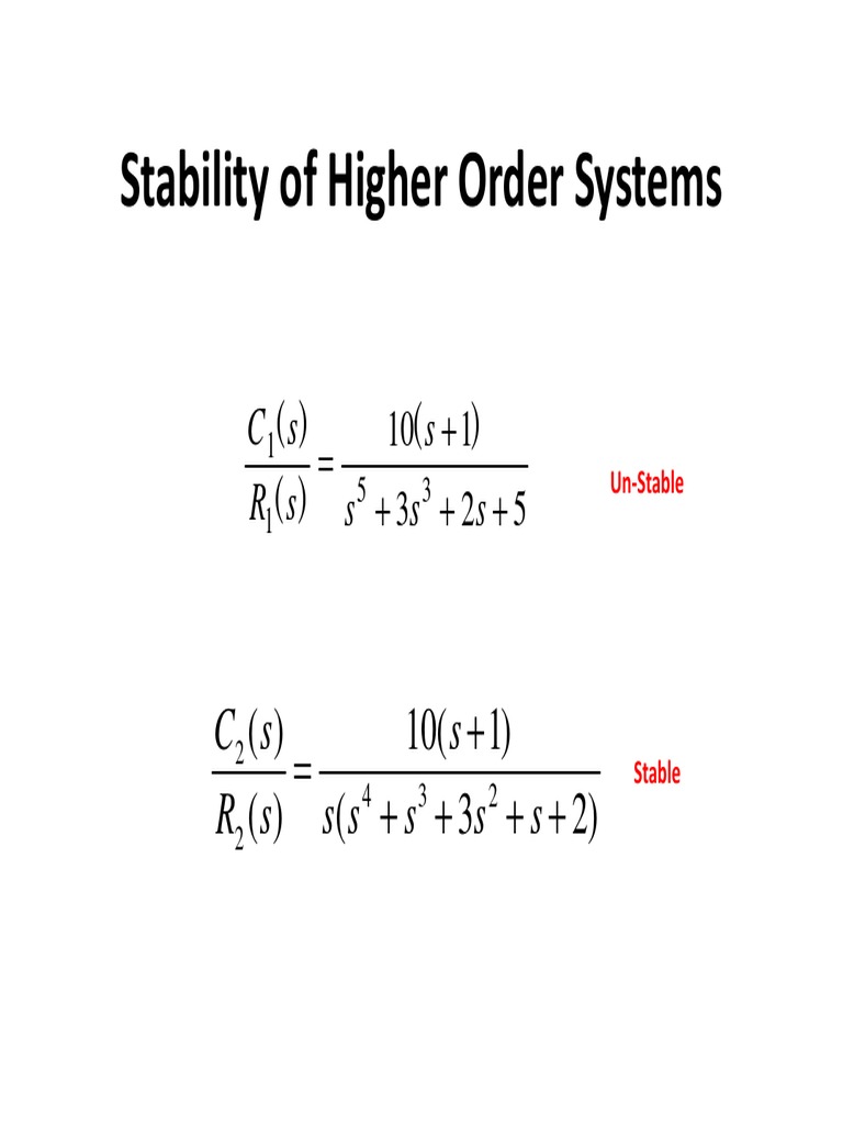 Lecture Ruth Herwitz Stability Criterion | PDF | Stability Theory ... Lecture Ruth Herwitz Stability Criterion | PDF | Stability Theory ...