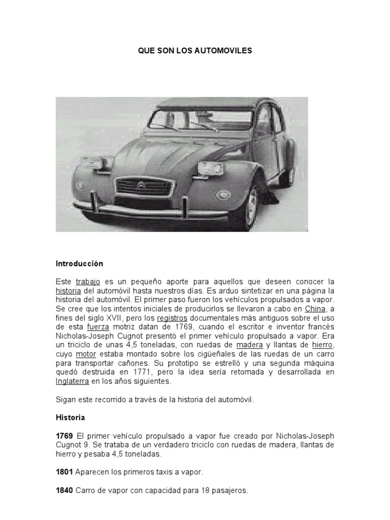 Los Automoviles | PDF | Mercedes Benz | Coche