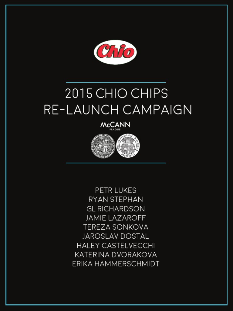 Chio Chips Relaunch Campaign | PDF | Target Audience | Brand