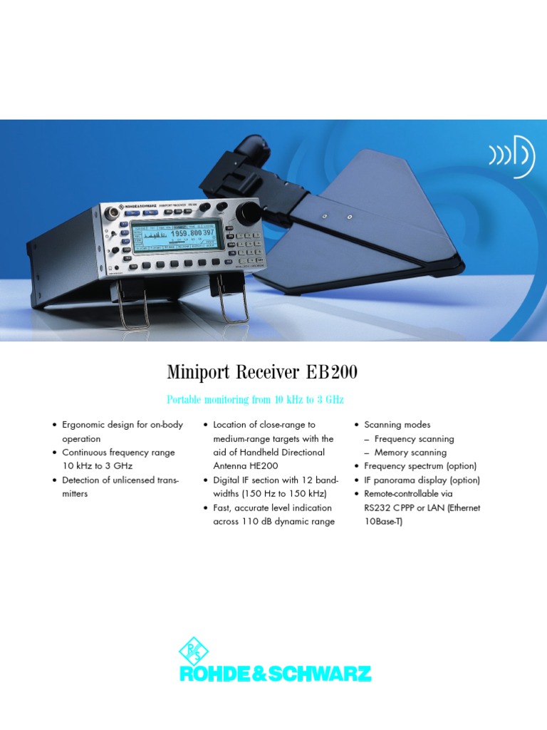 EB200 | PDF | Antenna (Radio) | Hertz