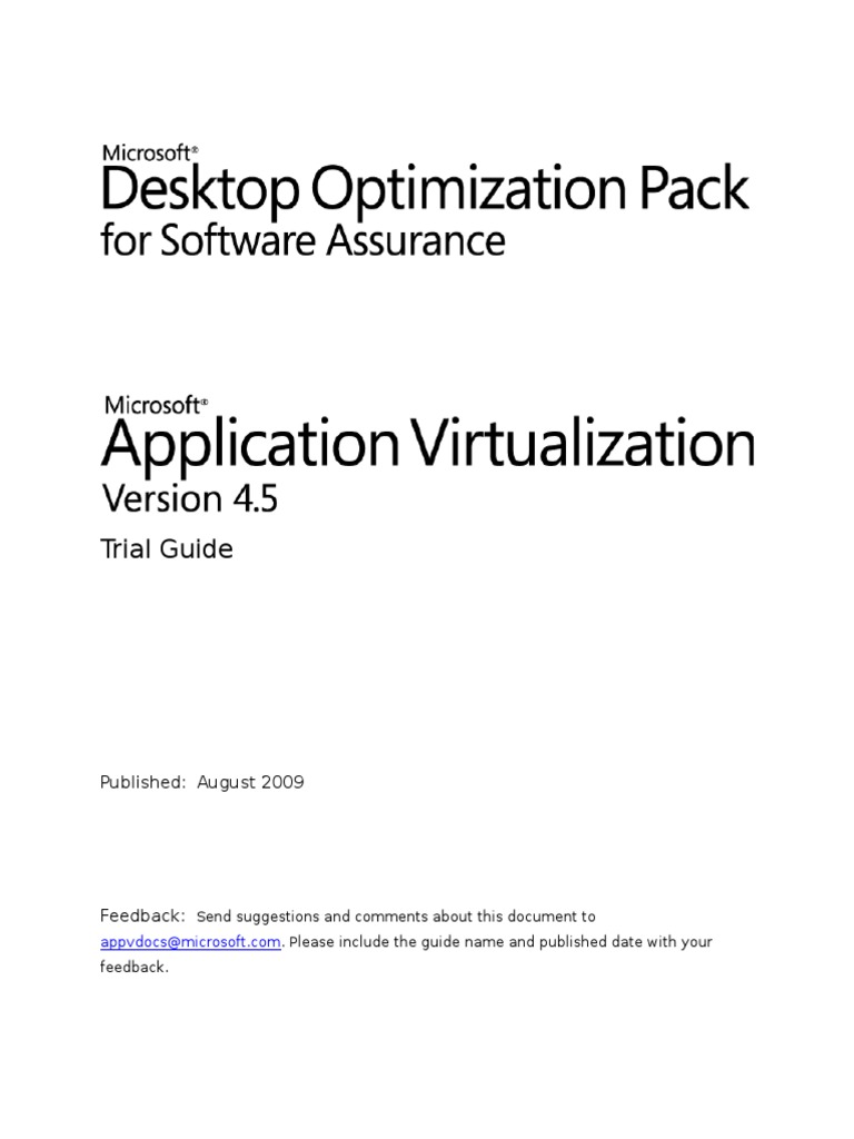MSAppVirt45Trial Guide Final | PDF | Active Directory | Remote Desktop ...