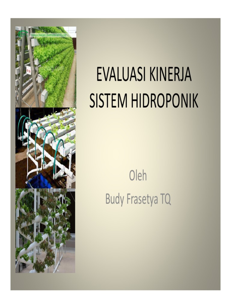 Penerapan Irigasi Mikro Pada Hidroponik | PDF