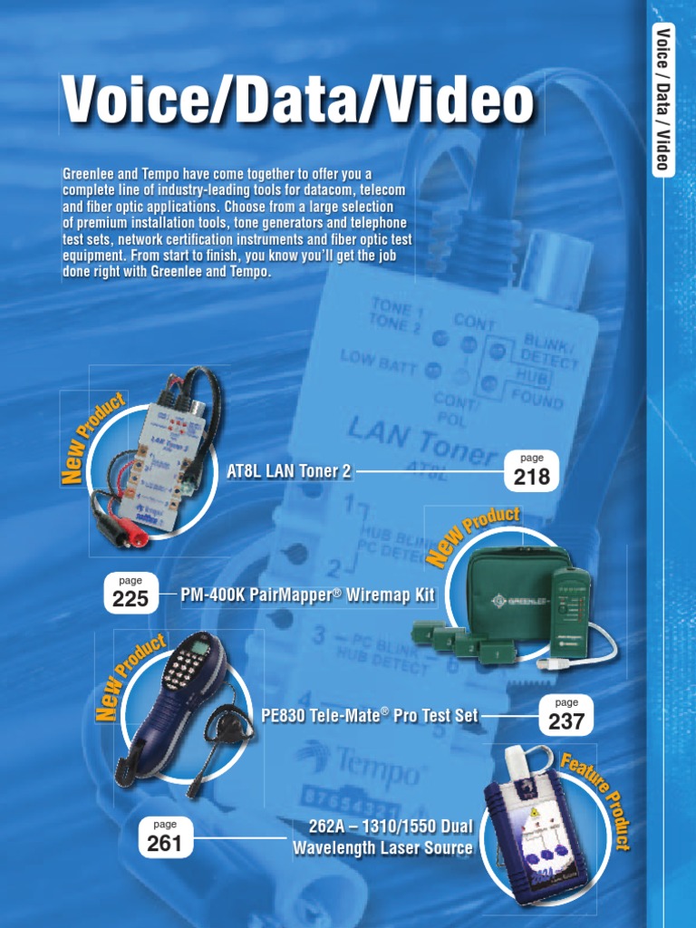 VoiceDataVideo Tools | PDF | Electrical Connector | Electrical Components
