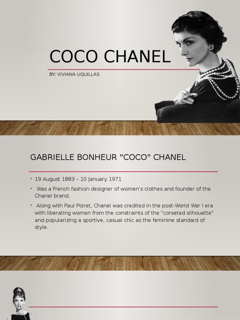 Coco Chanel | PDF | Softlines (Retail) | Cultural Trends