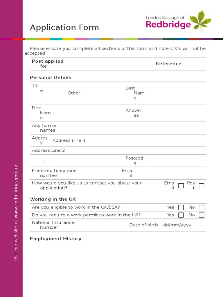 Application Form New Schools | PDF | Race And Ethnicity In The United ...