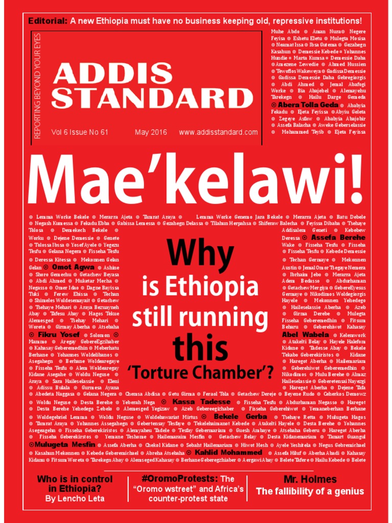 Welcome To The Ethiopian Wide Web - Addis Standard Vol 6 Issue 61 May ...