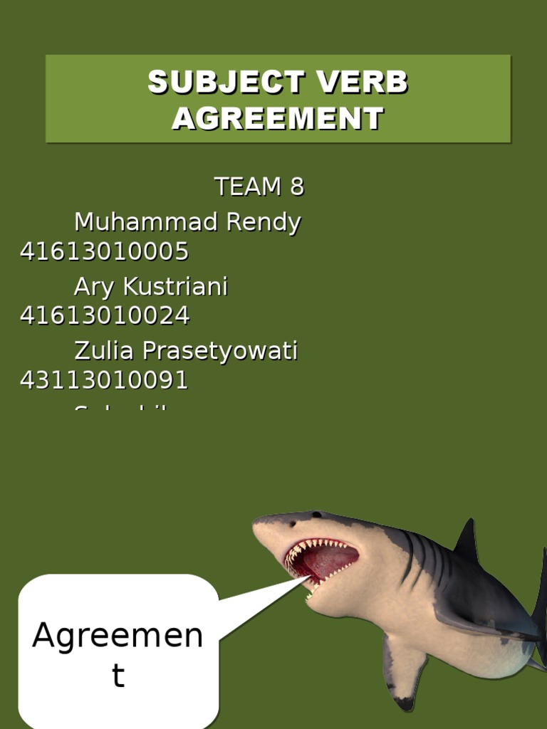 Concord - Subject Agreement | PDF | Grammatical Number | Verb