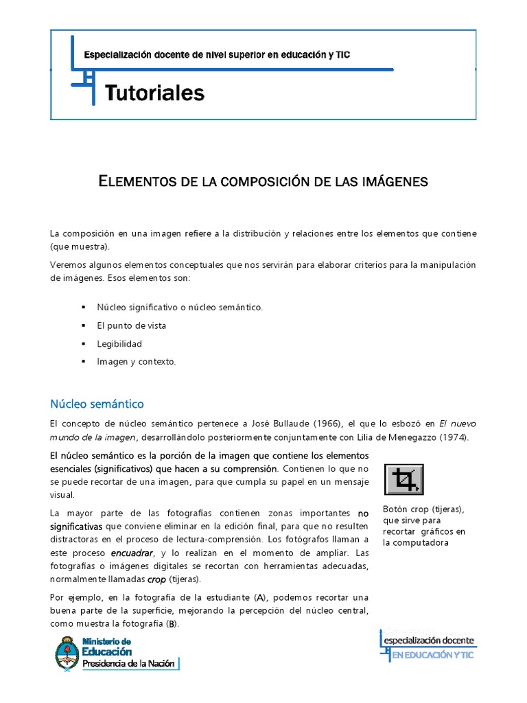 Elementos de La Composicion de Las Imagenes | PDF | Imagen | Fotografía ...