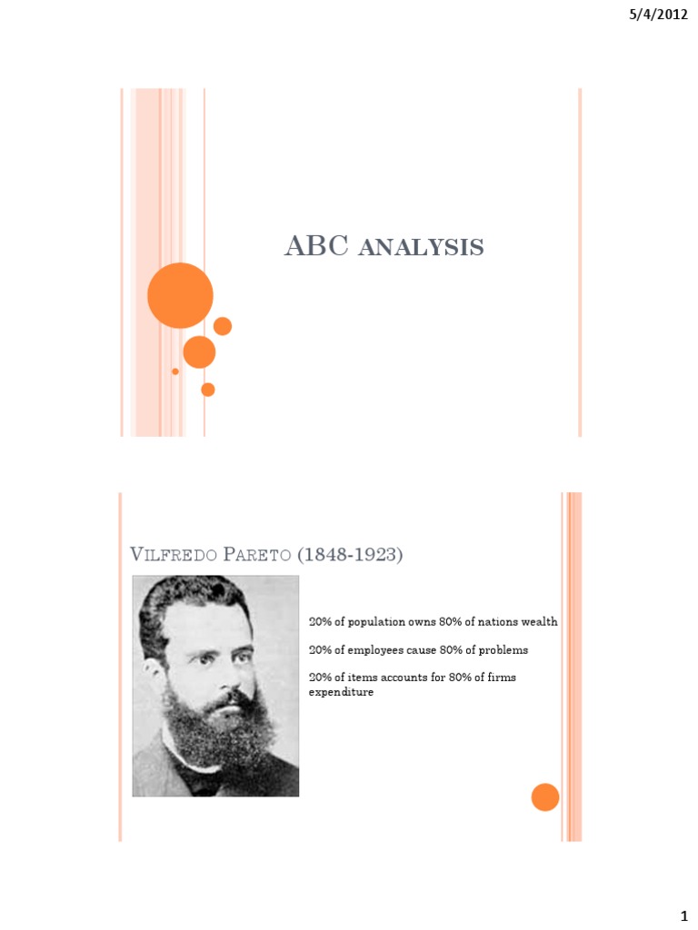 ABC Analysis Report Example | PDF | Percentage | Economies