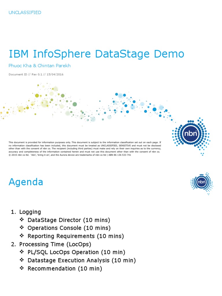 IBM InfoSphere DataStage Demo | PDF | Computer Engineering | Computer Data