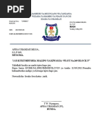 Barua Ya Utambulisho Wa Makazi | PDF