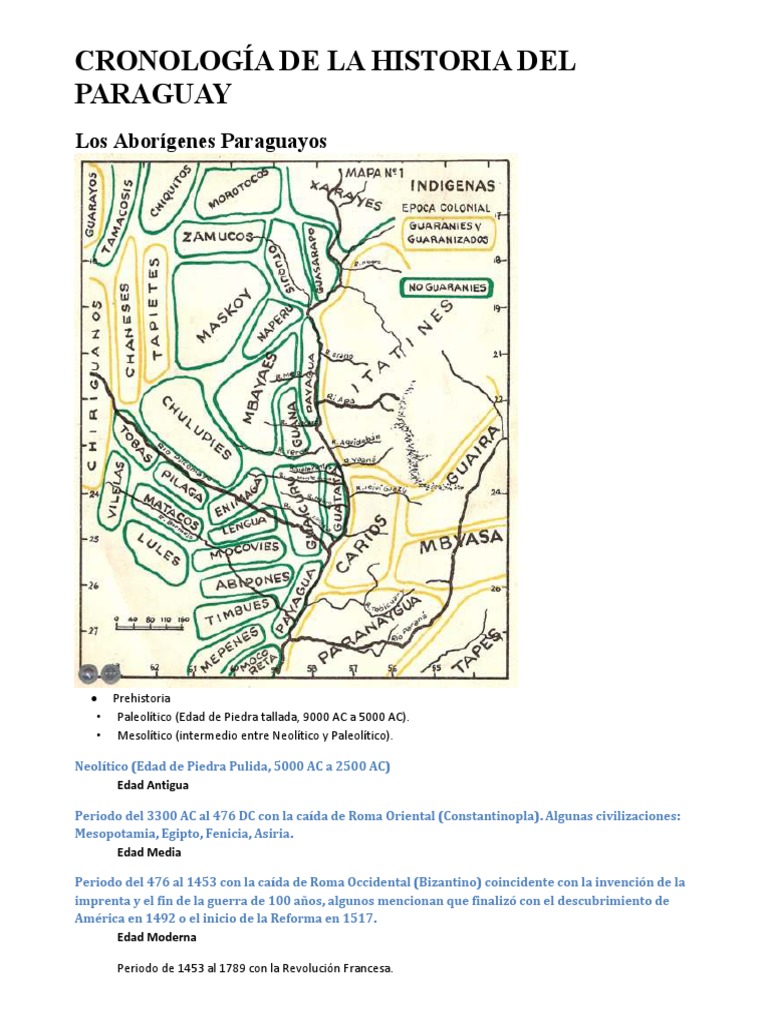 La historia del Paraguay desde sus orígenes hasta principios del siglo ...