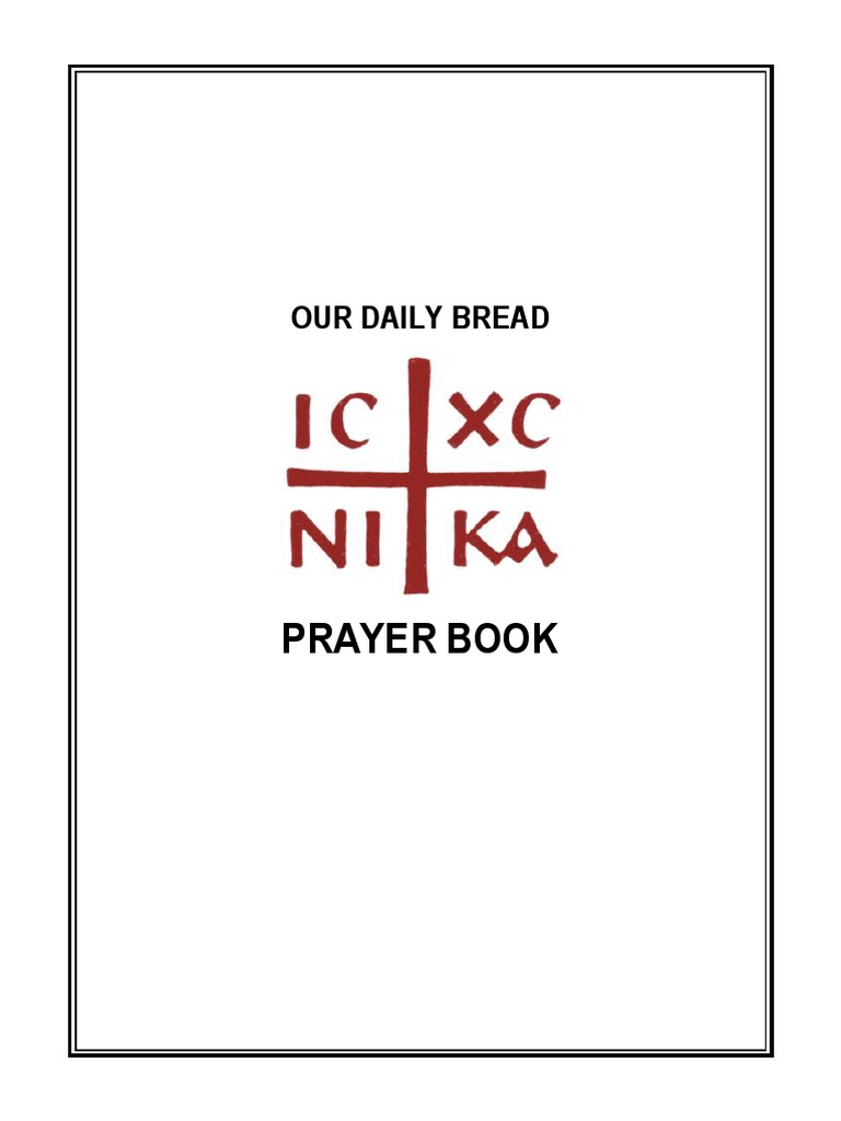 Prayer Book - Our Daily Bread PDF | God The Father | Lord's Prayer