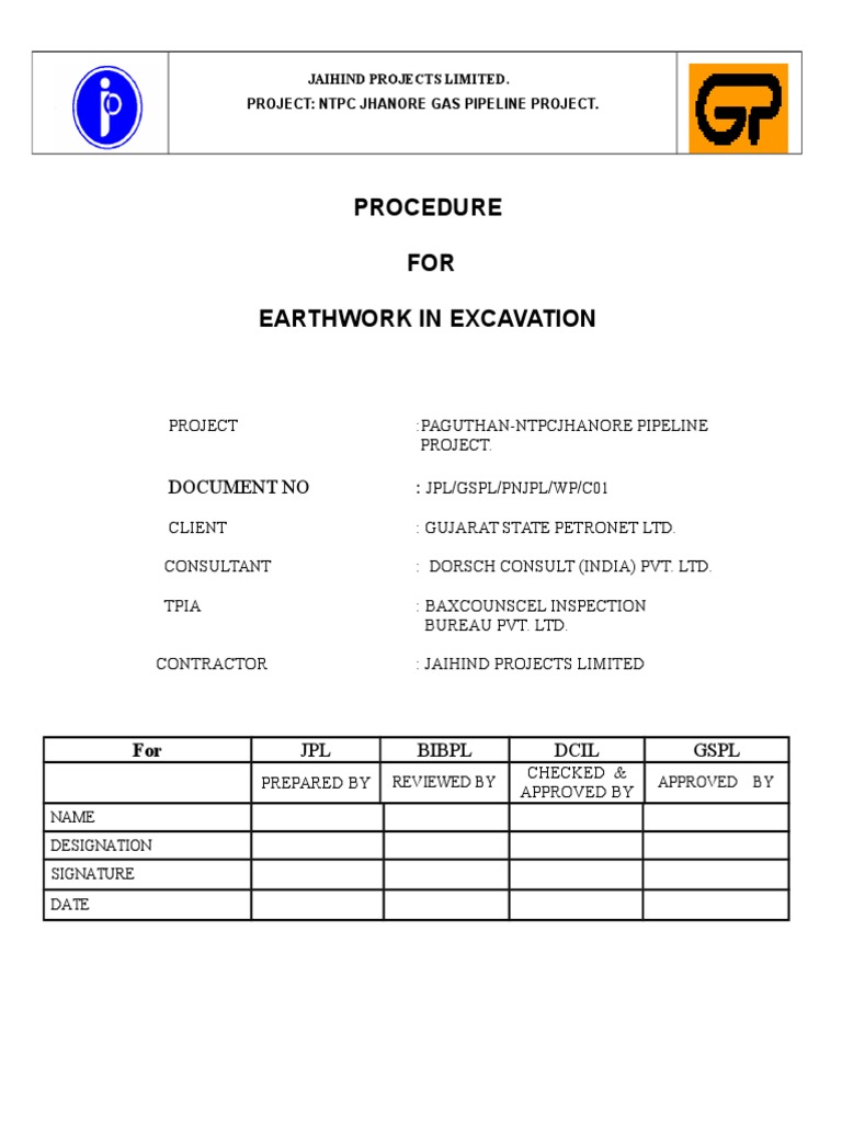 06-Earthwork in Excavation | PDF | Trench | Excavation (Archaeology)