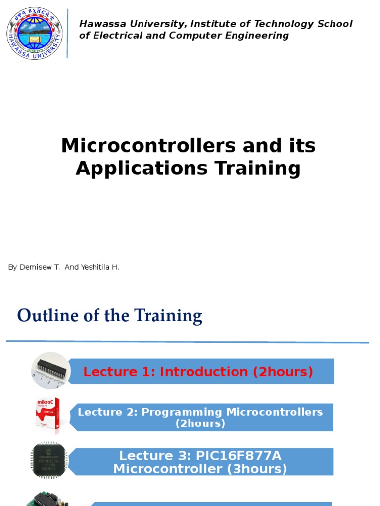 Microcontrollers Applications Training L1 | PDF | Analog To Digital ...