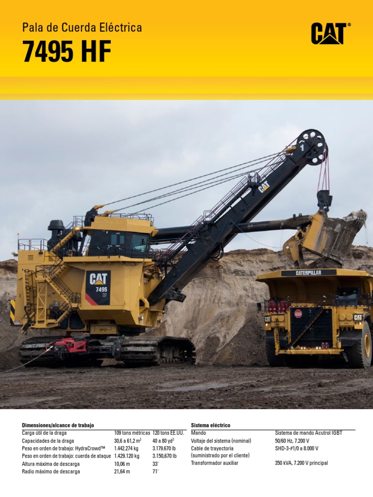 Manual CAT-7495 | PDF | Engranaje | Minería