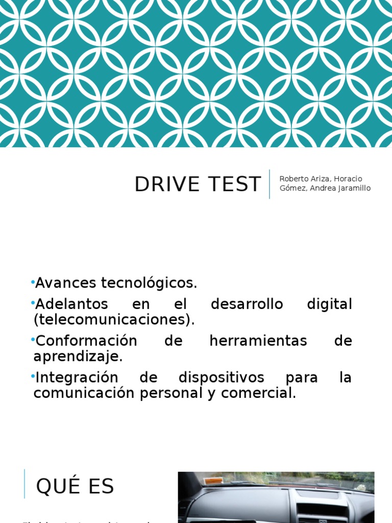 Drive Test | PDF | Telefonía móvil | Teléfonos móviles