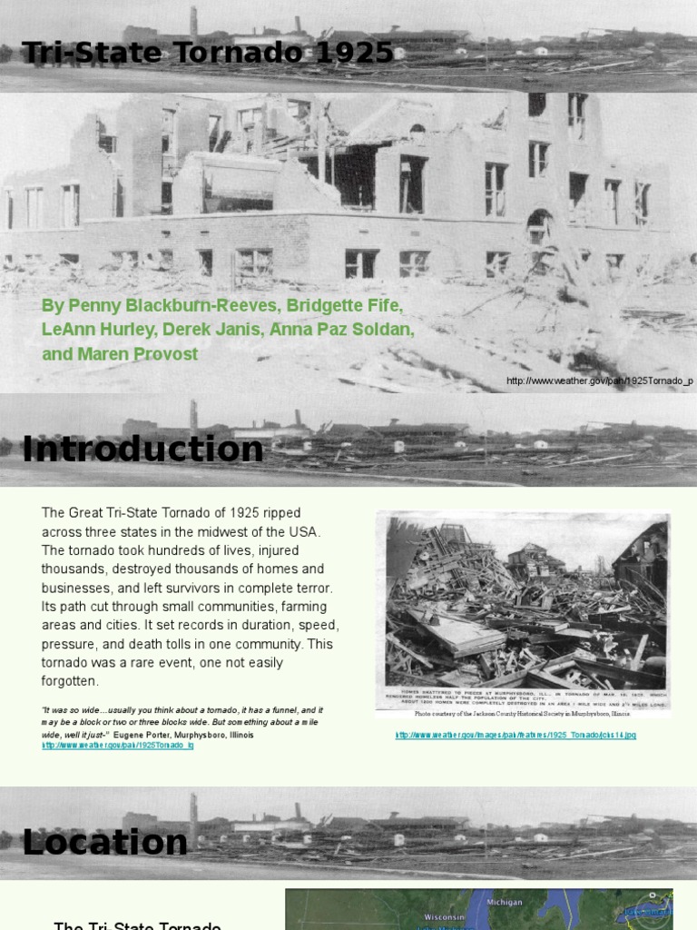 Tri-State Tornado 1925 | PDF | Tornadoes | Meteorology