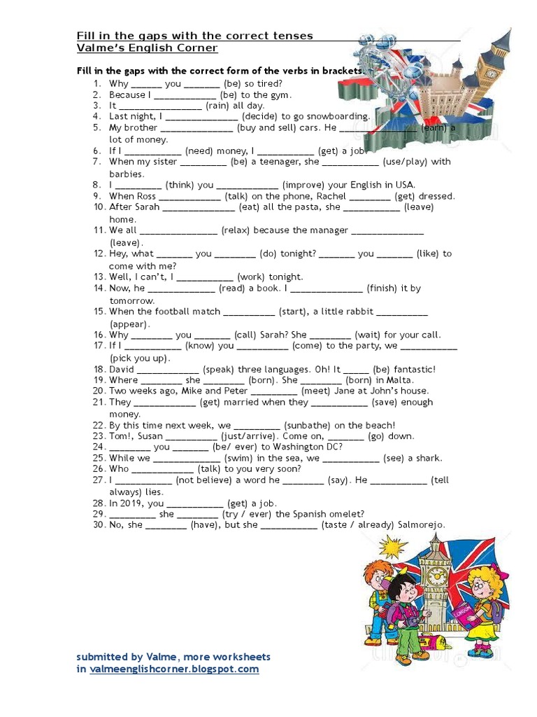 Grammar Gap-Fill Exercises | PDF