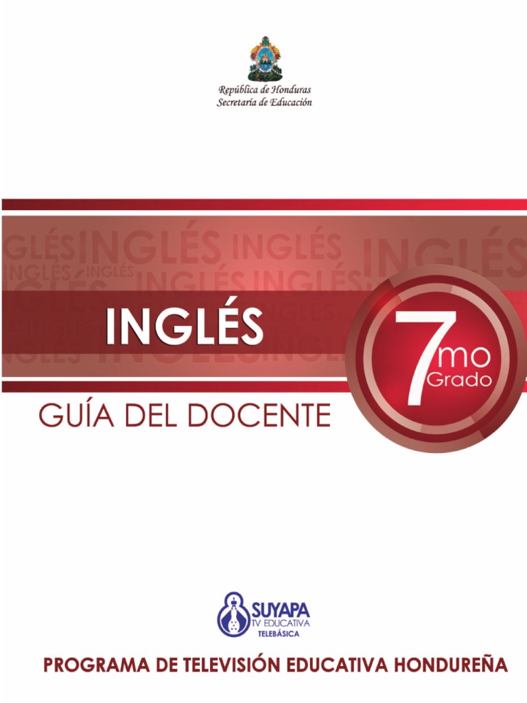 7mo INGLES Guia Del Docente | PDF | Idioma en Inglés | Plan de estudios