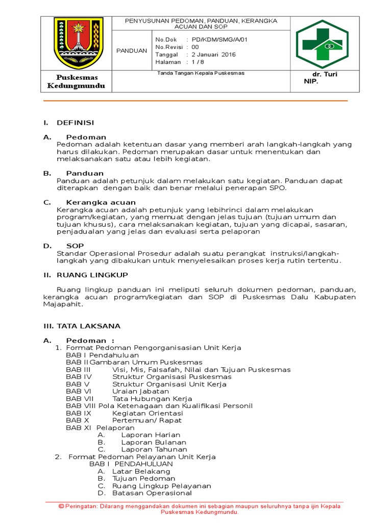 Contoh Panduan | PDF
