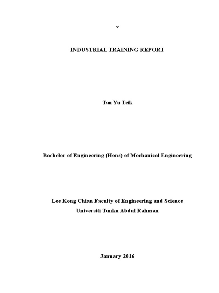 Industrial Report Template Engineering v1 | PDF | Steel | Casting ...