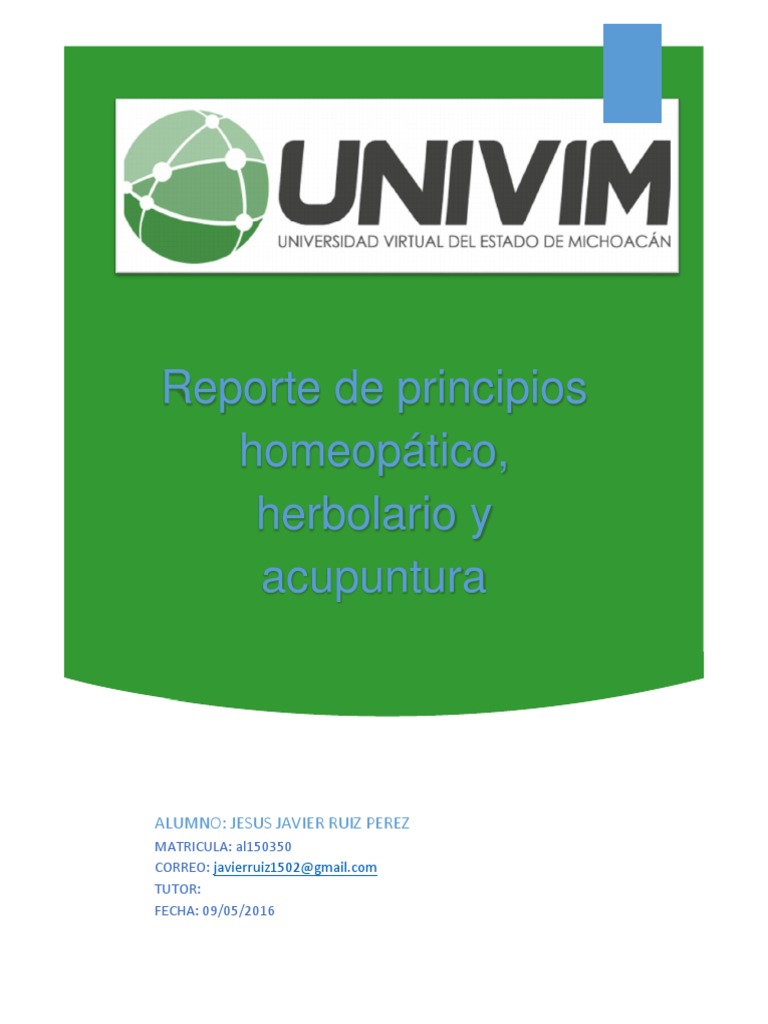 Principios de Homeopatía | PDF | Homeopatía | Medicamentos con receta
