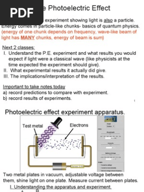Photoelectric Effect Experiment Apparatus