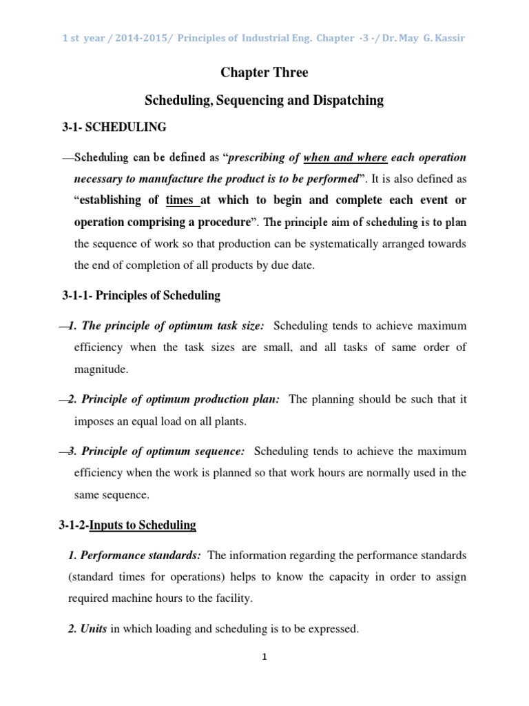 Scheduling | PDF | Scheduling (Production Processes) | Scheduling (Computing)