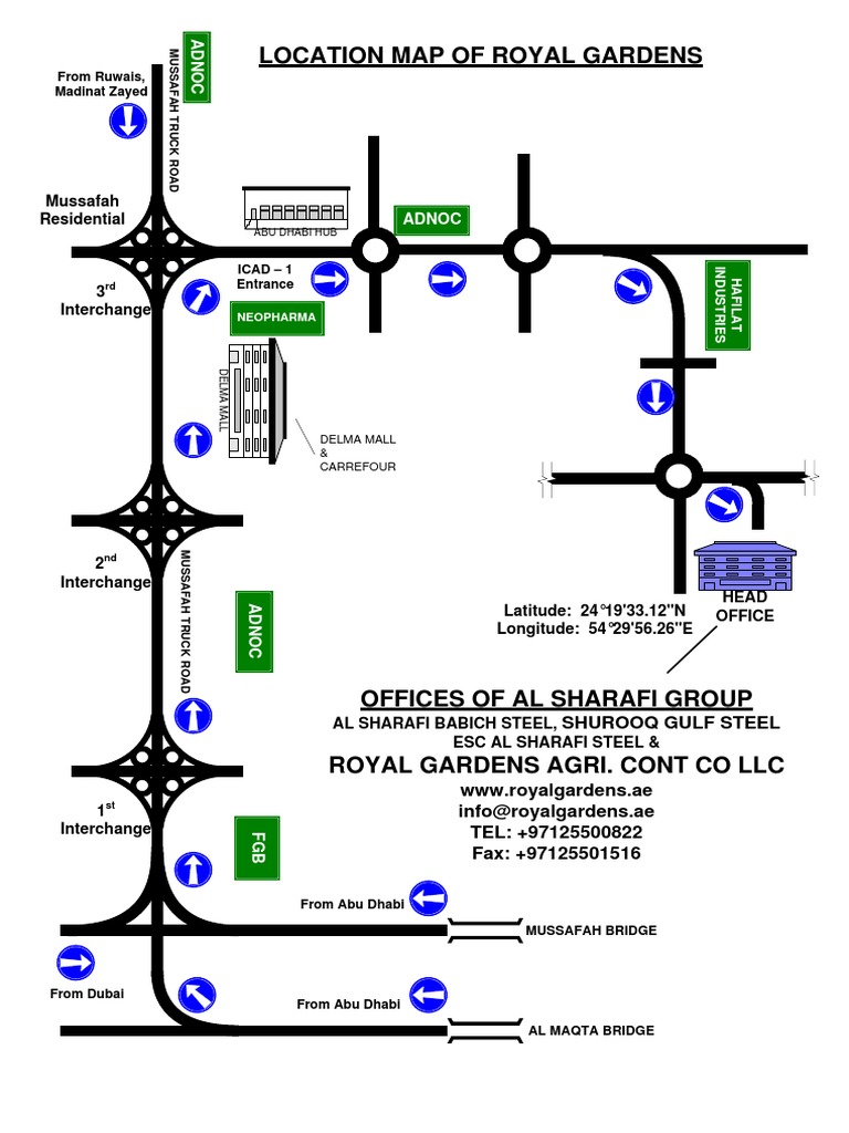 Mussafah Location Map Overview | PDF | Business | Science & Mathematics
