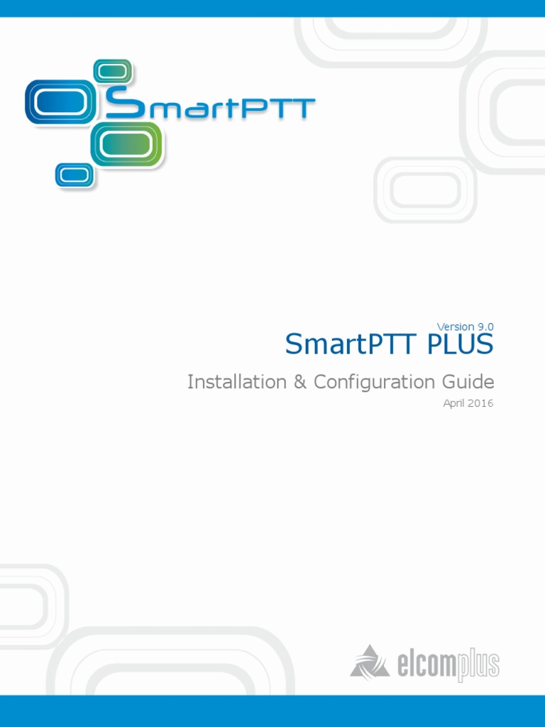 SmartPTT PLUS 9.0 Configuration Guide | PDF | Ip Address | Computer Network