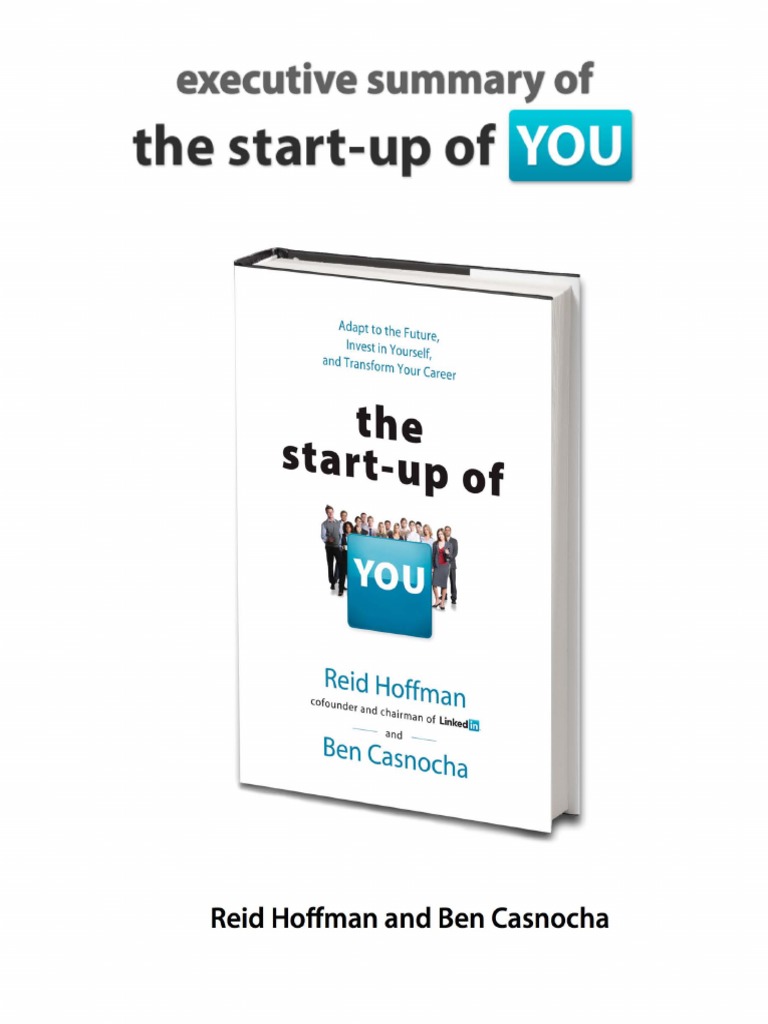 The Startup of You - Executive Summary | PDF