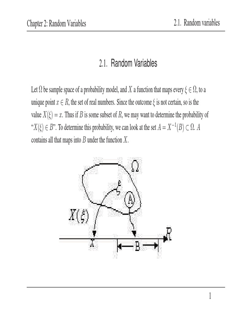 Chapter 2 - Random Variables | PDF