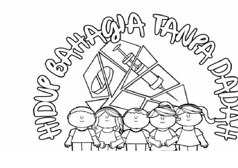 Mewarna Poster Dadah BROSUR MINGGU PELANCARAN ANTI DADAH PERINGKAT